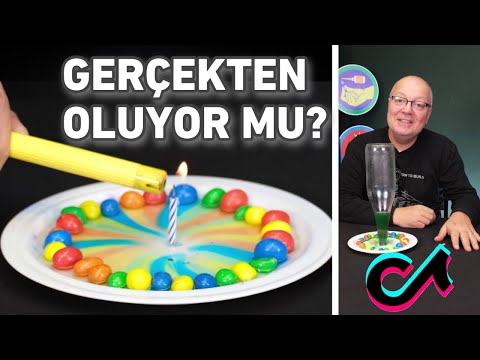 M&M’s ŞELALESİ DENEYİ GERÇEK Mİ? - TİKTOK EFSANELERİNİ TEST ETTİM