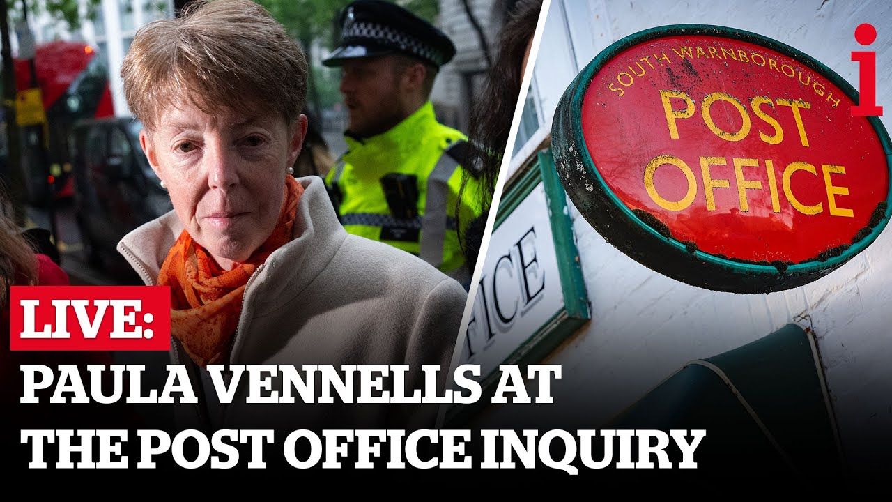 Ex-Post Office Boss Paula Vennells At The Horizon IT Inquiry - YouTube