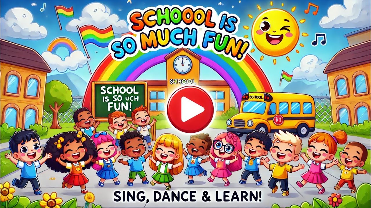 School is So Much Fun | Kids Cartoon Song | Fun Learning & Playtime ...