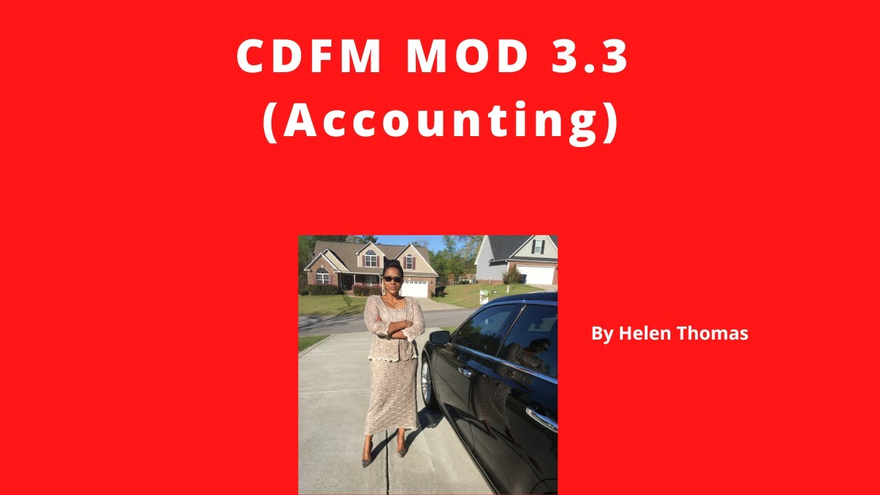 CDFM Module 3 3 Accounting 2020 Study Guide, #CDFM, #CDFM_Study_Group ...