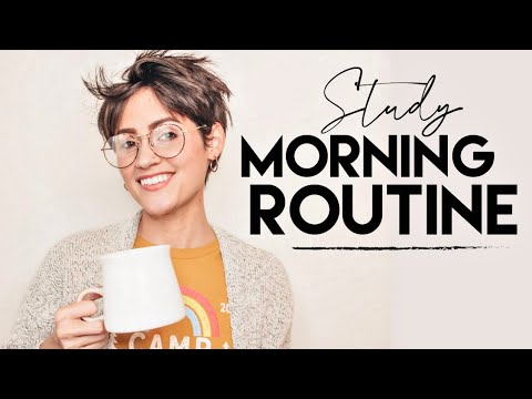 Morning Routine for Productive Study Online School - YouTube