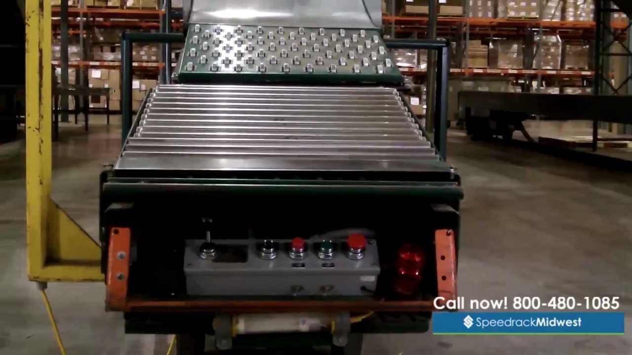 Rapistan telescoping truck loaders - YouTube