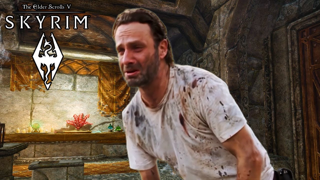When Oblivion players find Sinderion in Skyrim - YouTube
