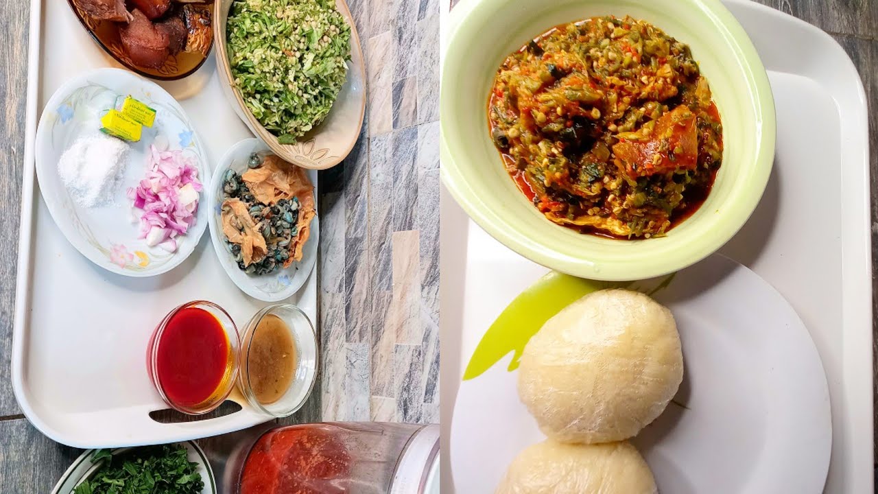 How To Make Nigerian Okro Soup (Shoko Leaf) Okra Soup Nigerian Way ...