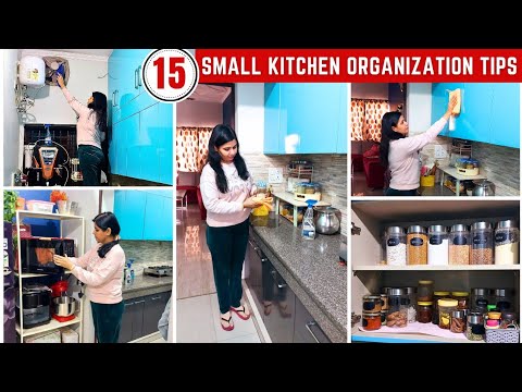 15 Ideas For Small Kitchen 🏡 Organization | Kitchen CLEANING ️TIPS ...
