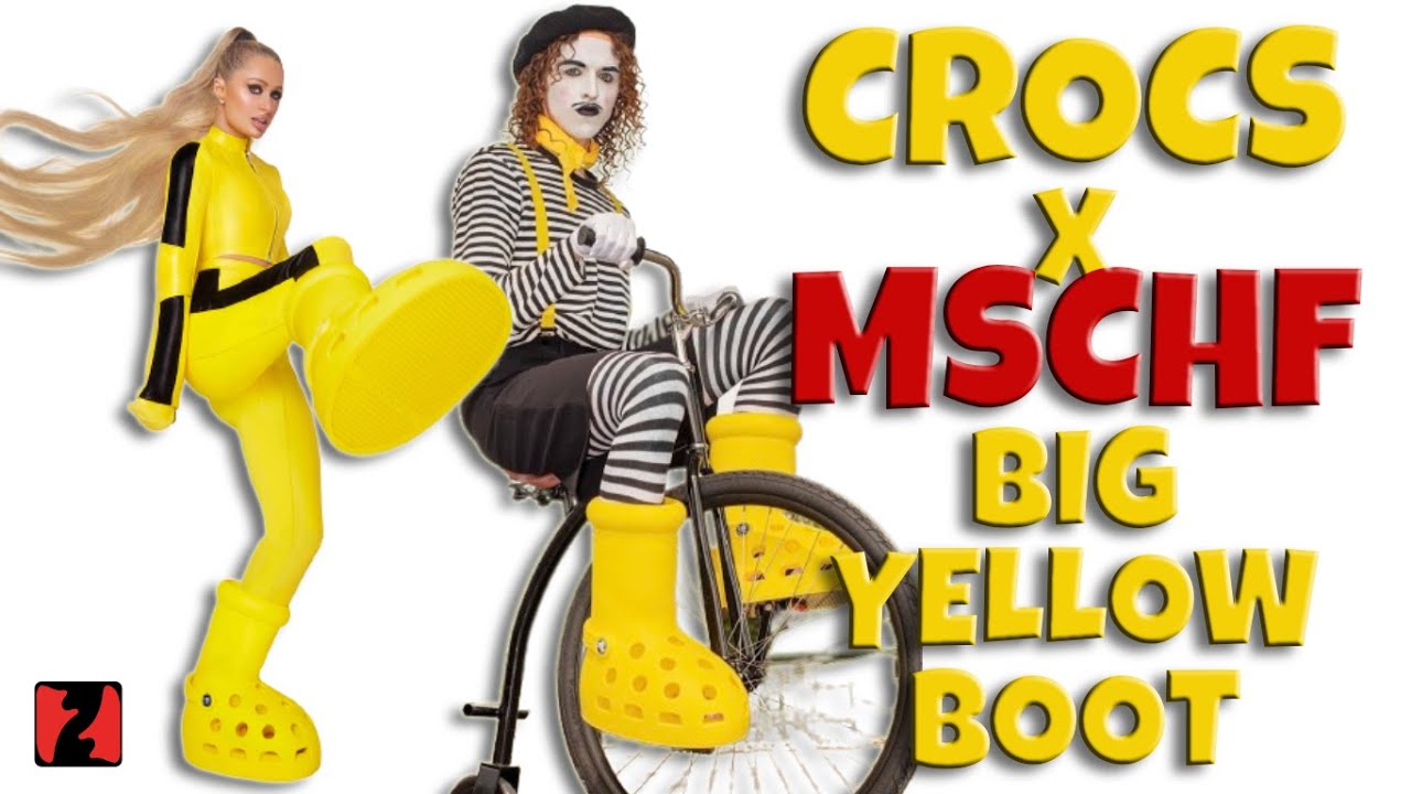 Crocs x MSCHF “Big Yellow Boot” - YouTube