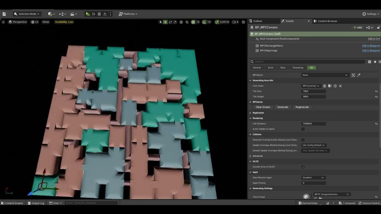 Unreal Engine "Wave Function Collapse 3D" - Various Entity Tiles - YouTube