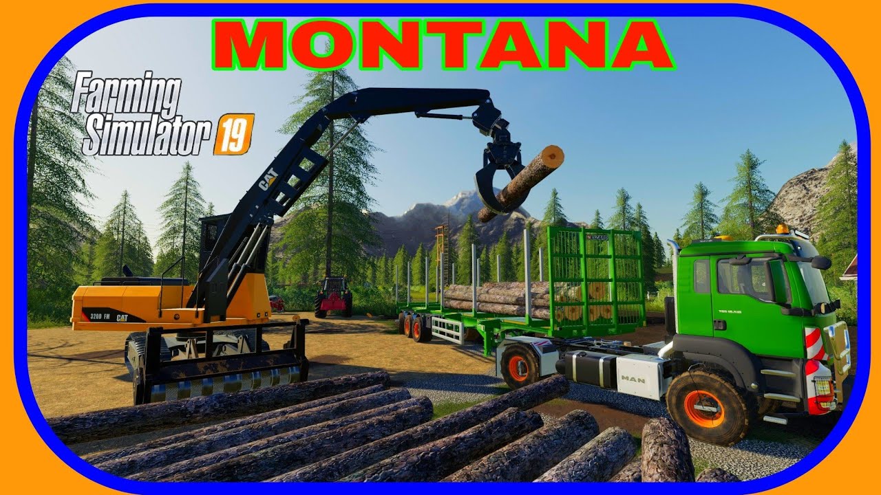 Fs19 🌳 Mapa Montana - Explotación forestal - Machinne Cat Forestry🌳 ...
