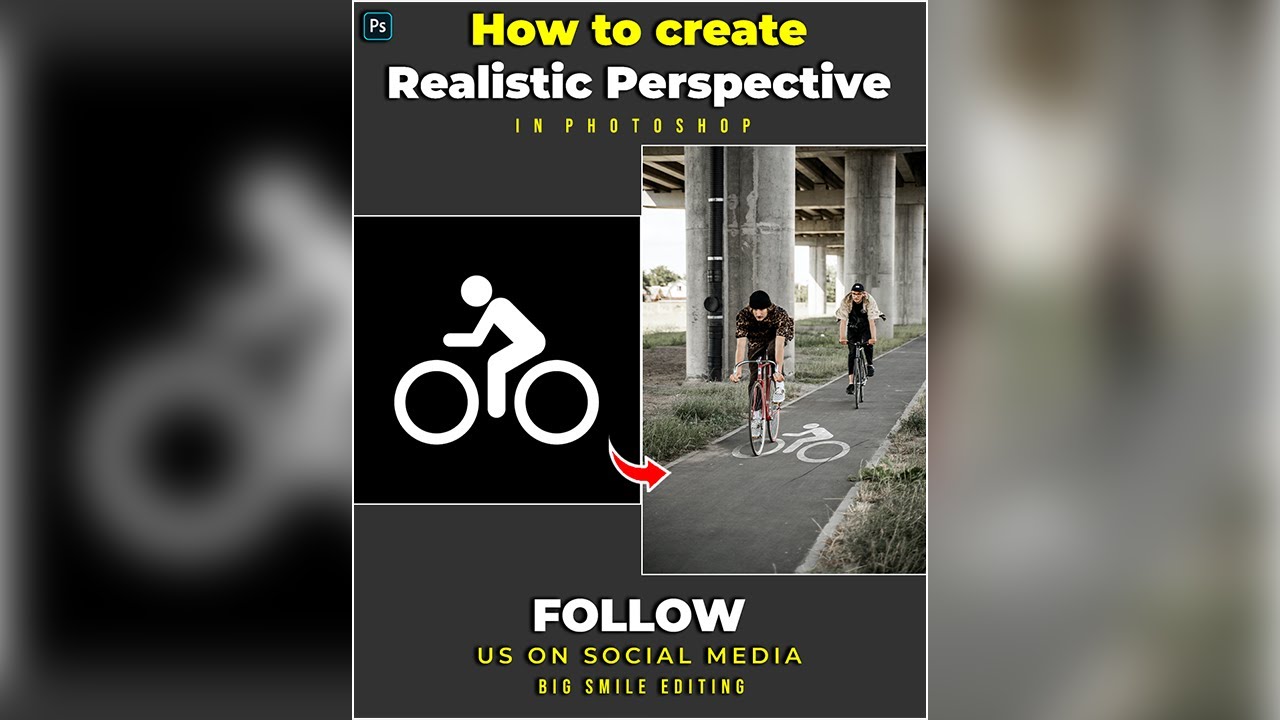 How to Create Realistic Perspective Effect - Photoshop Tutorial - YouTube