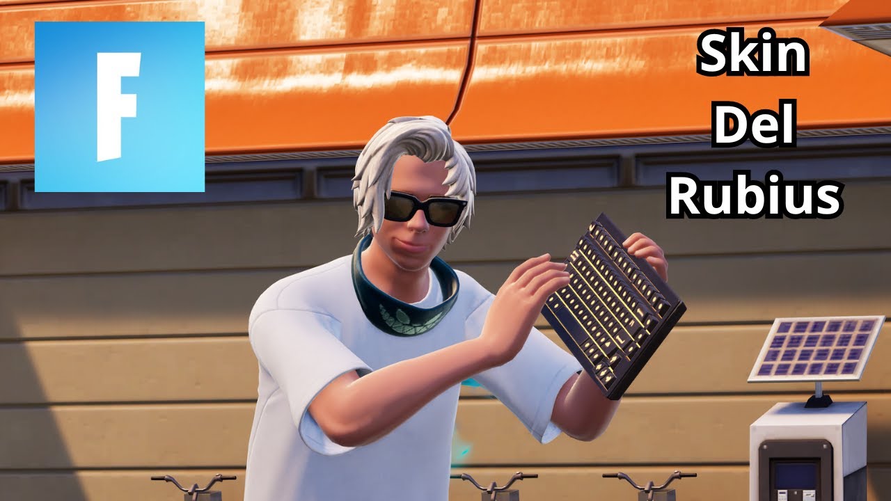 Jugando Con La Skin Del Rubius | Fortnite - YouTube