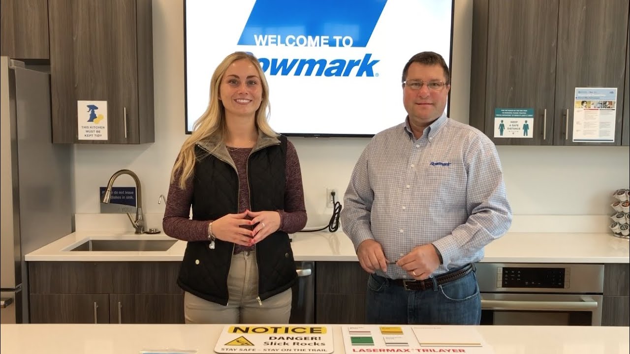 Rowmark LaserMax Tri-Layer Available from Johnson Plastics Plus - YouTube