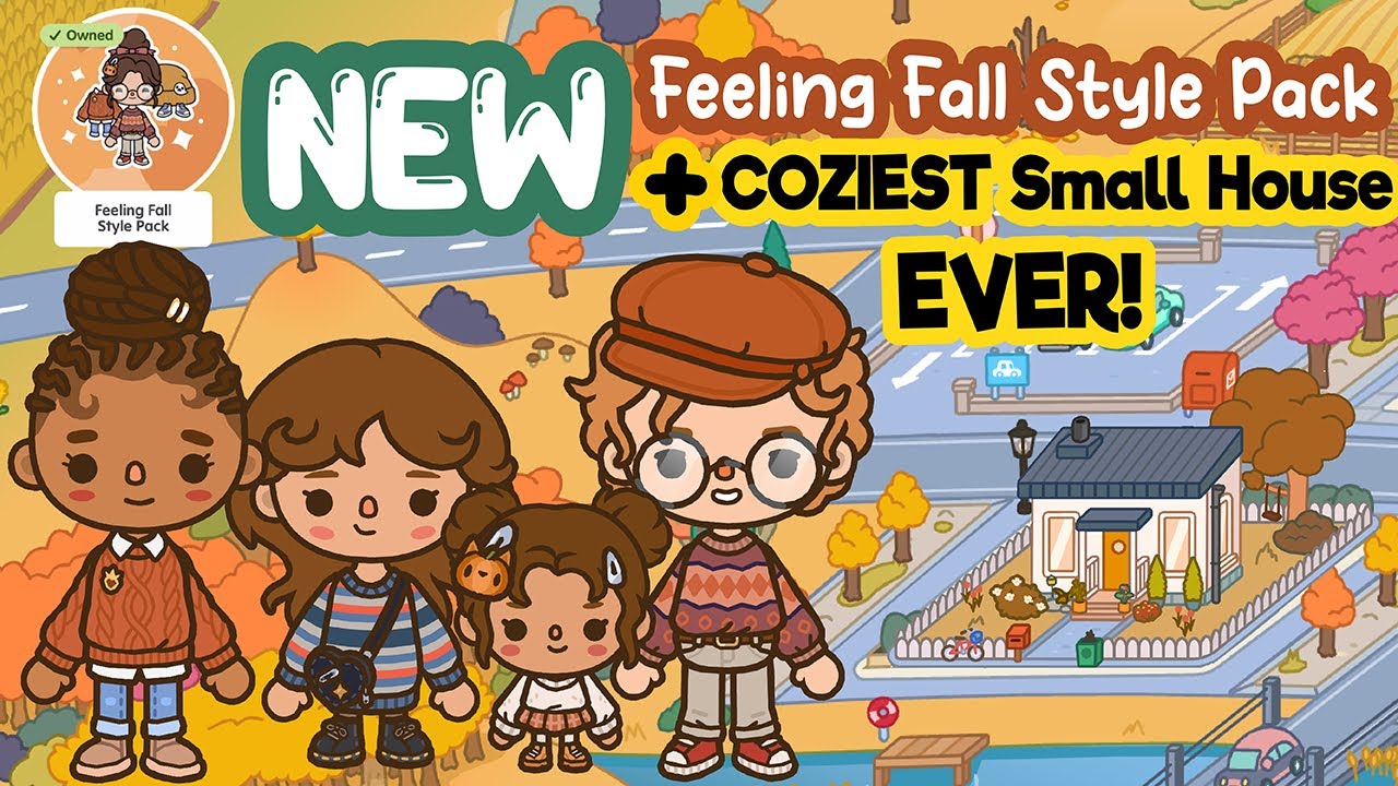 NEW Feeling Fall Style Pack + Aesthetic COZY SMALL Family House not ...