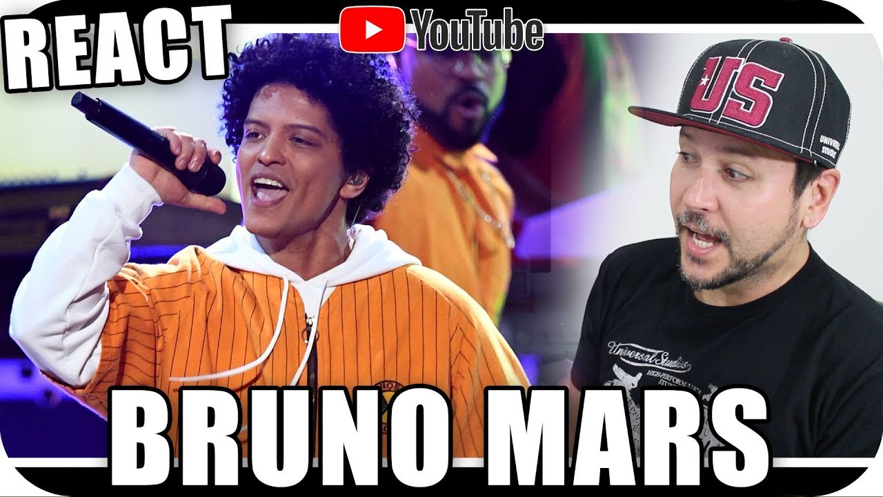 BRUNO MARS GRAMMY 2018 Performance - Marcio Guerra Reagindo React ...