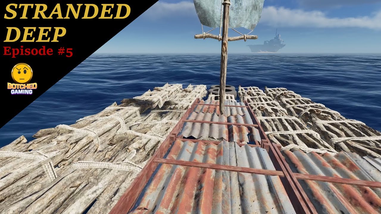 Visiting the Aircraft Carrier | Let's Play Stranded Deep Survival ...