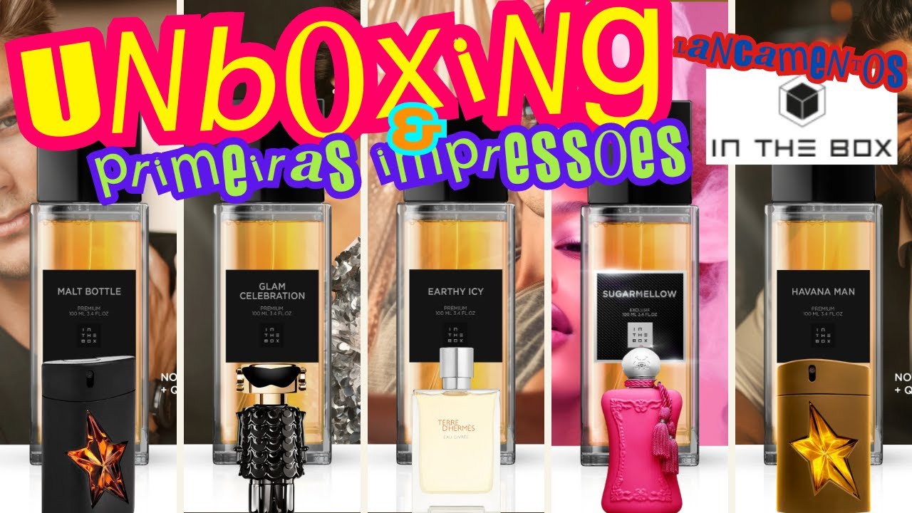 UNBOXING E PRIMEIRAS IMPRESSÕES - LANÇAMENTOS SECRETOS DA IN THE BOX E ...