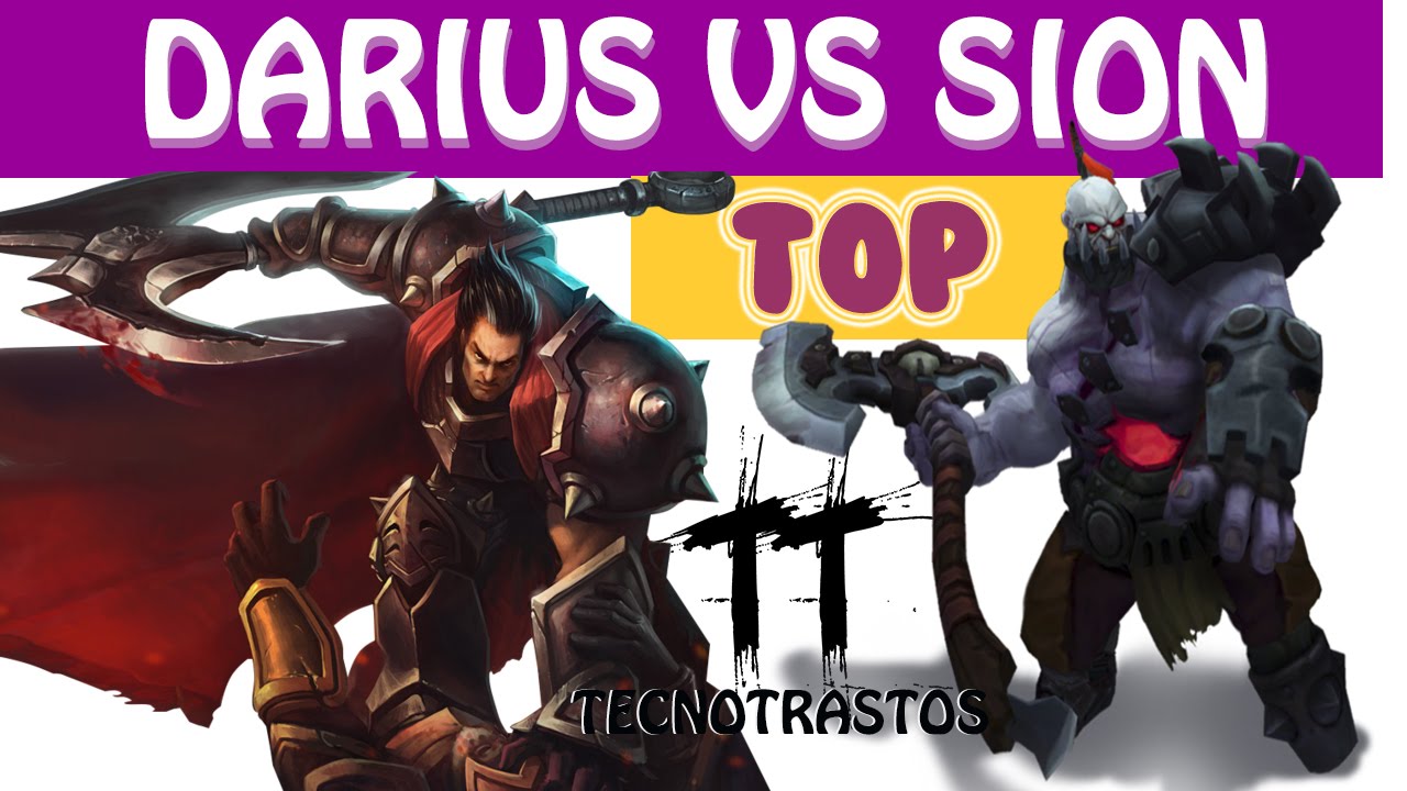 DARIUS VS SION TOP LOL - YouTube