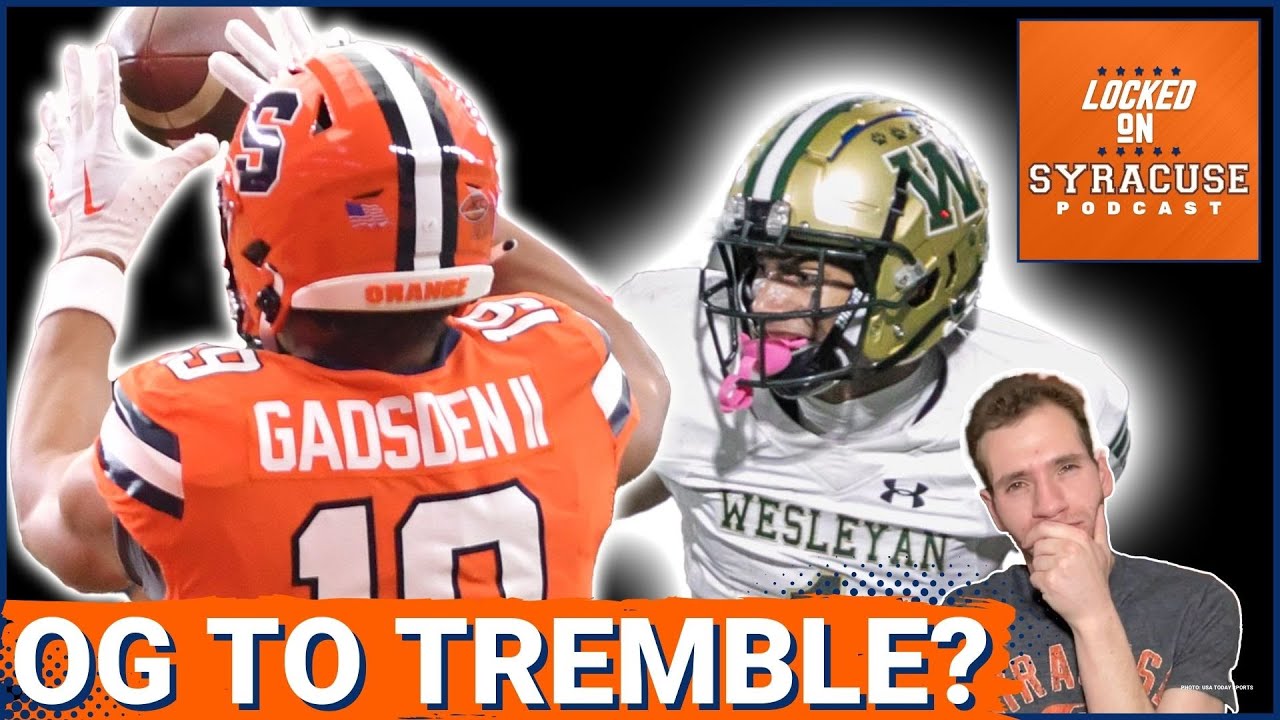 Can Jamie Tremble REPLACE Oronde Gadsden for Syracuse Football ...
