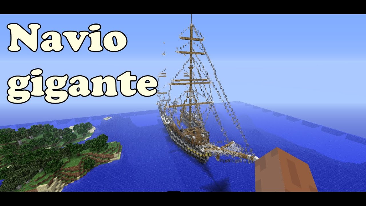 (mapas) MINECRAFT NAVIO GIGANTE #5 - YouTube