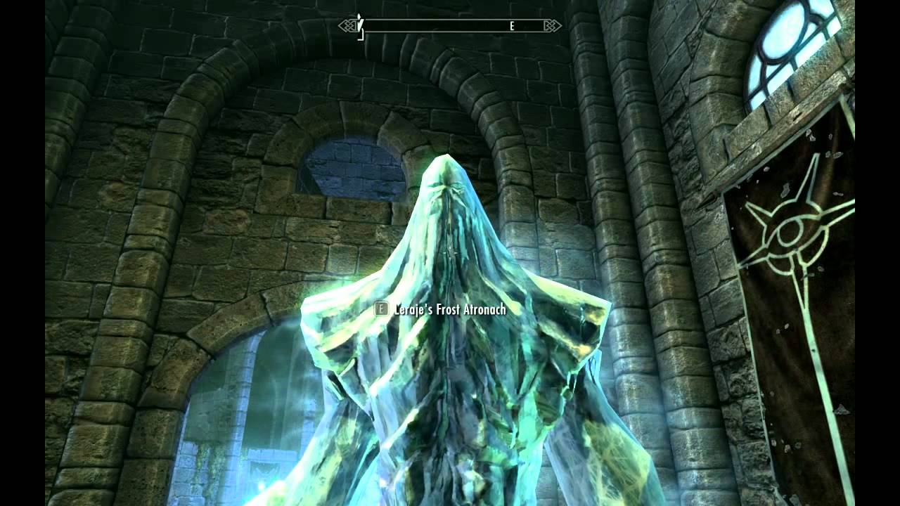 Skyrim - Frost Atronach is so cute - YouTube