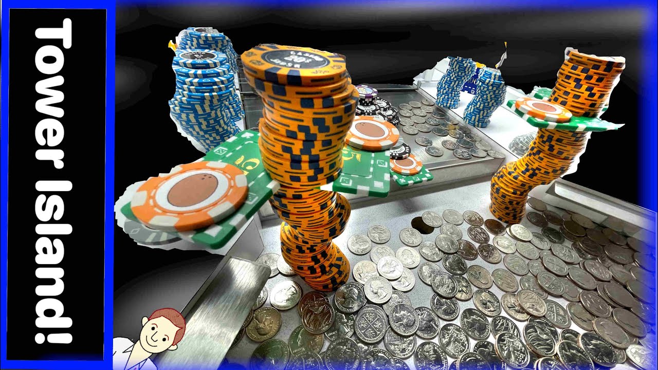 TOWER ISLAND in a Coin Pusher! Jackpot! Giveaway! Episode 224 - YouTube