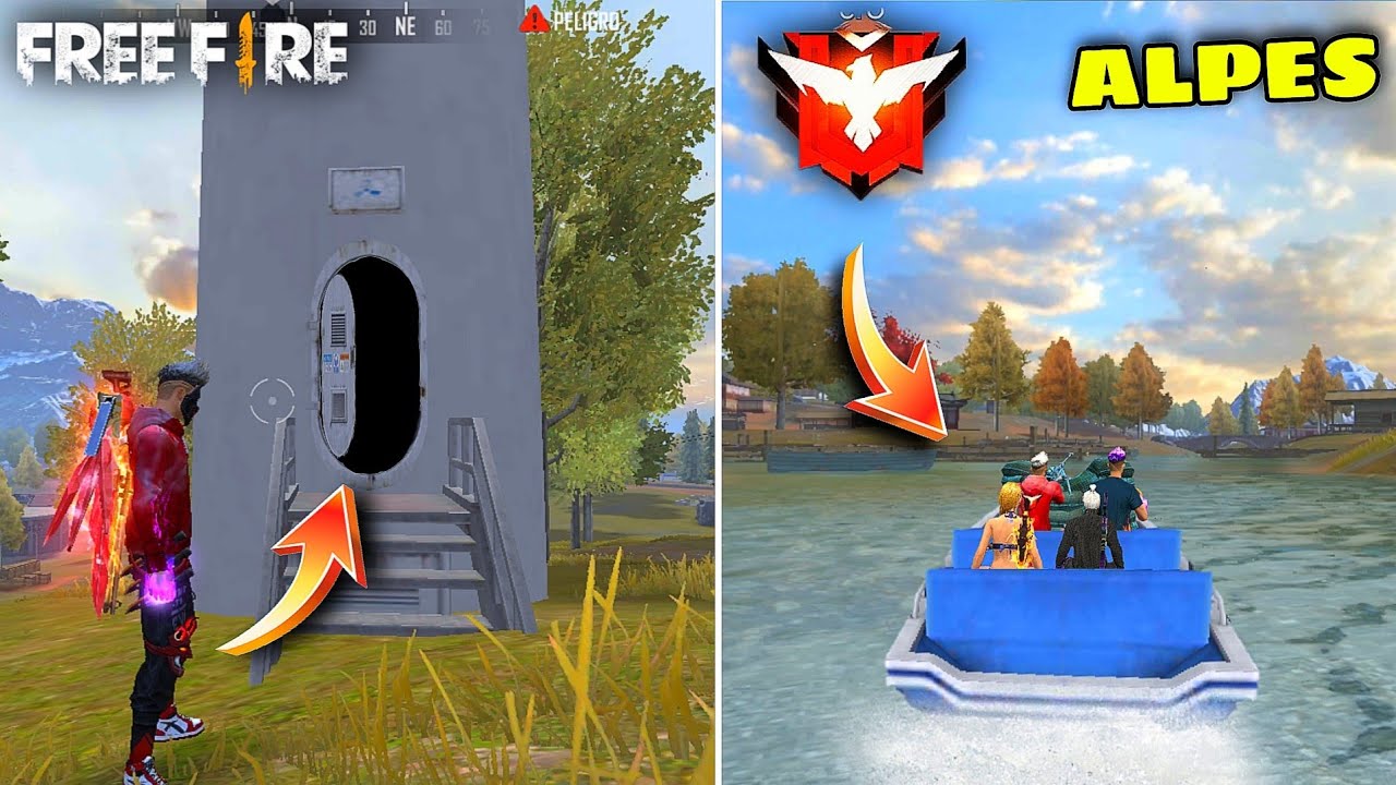 FREE FIRE 5 NUEVOS ESCONDITES MAPA ALPES para SAMSUNG A3,A5,A6,A7,J1,J2 ...