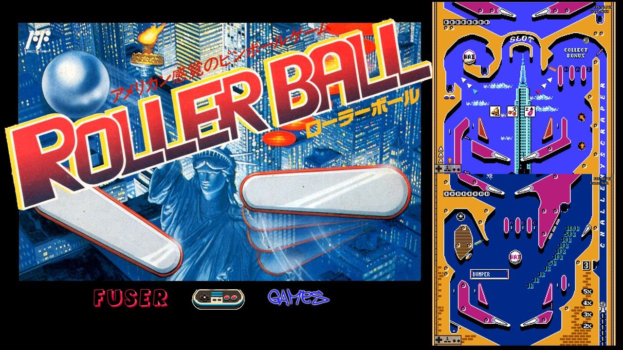 Rollerball 00:36.200 [100k] (Famicom, NES 1984) Speedrun, Retro - YouTube