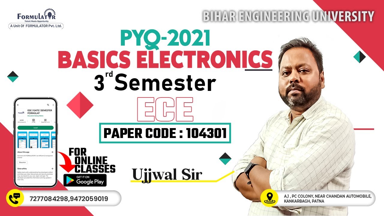 BEU PYQ-2021 Basic Electronics 2021 3rd Sem. ECE Objective #electronic #basicelectronic #beu # ...