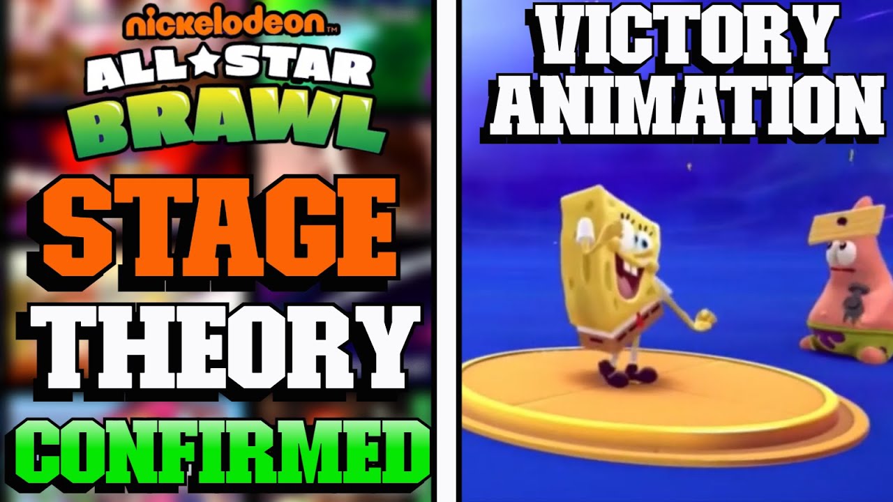 Stage Theory CONFIRMED? | Victory Animations in Nick All Star Brawl ...