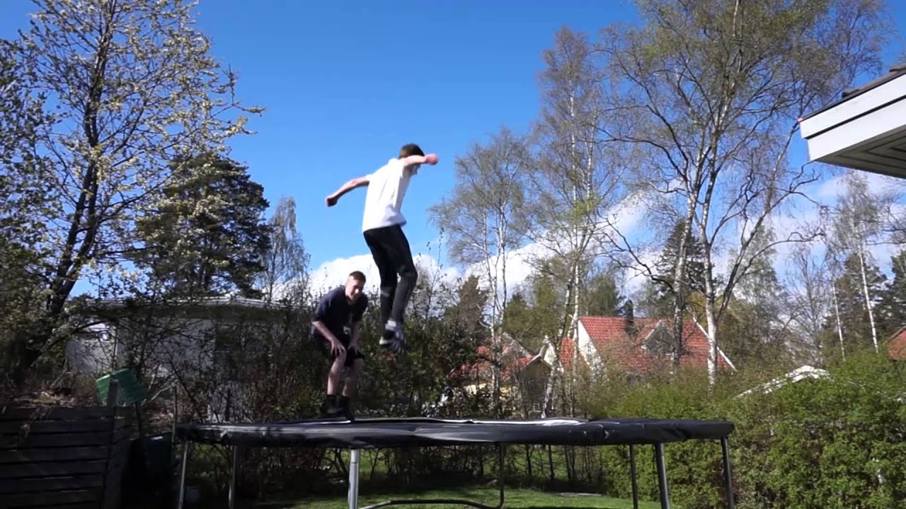 First Trampoline 2015 - YouTube