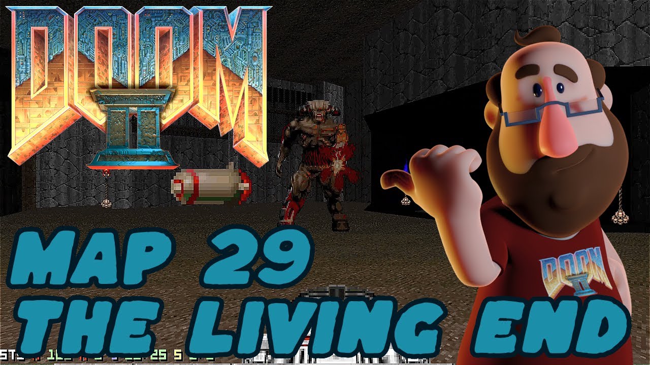 Doom II Map 29 - The Living End [ NO COMMENTARY ] - YouTube