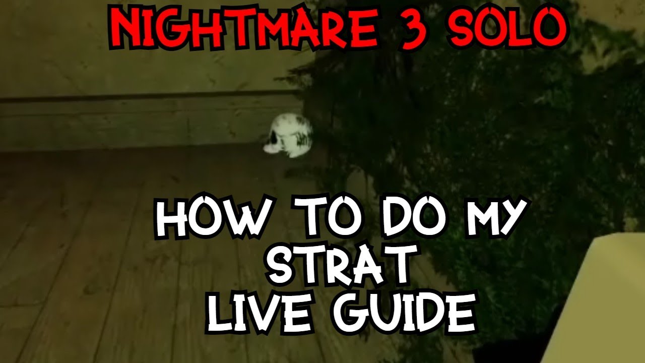 How to do my maze strat - Chapter 3 nightmare solo guide (live gameplay ...