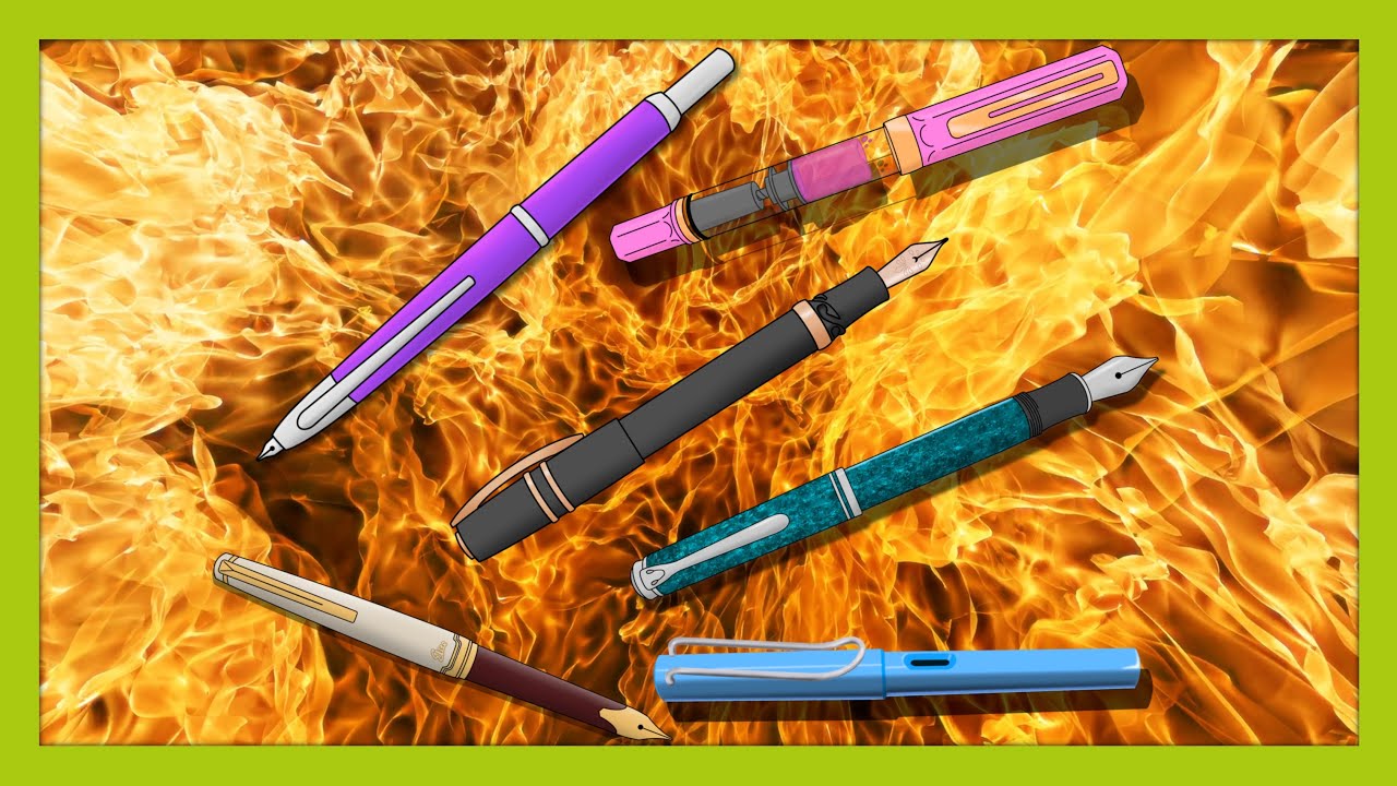 My Fountain Pens are Burning (Help!) - Part 1 - YouTube