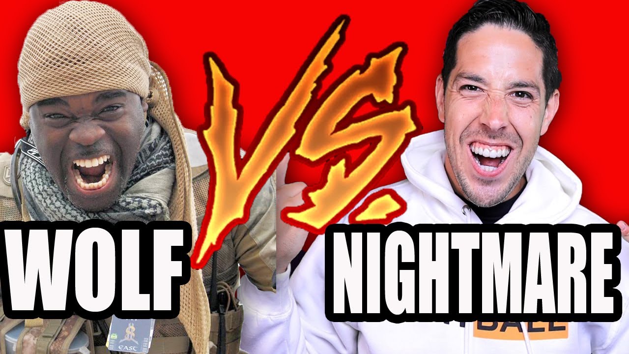 WOLF VS NIGHTMARE PAINTBALL - YouTube