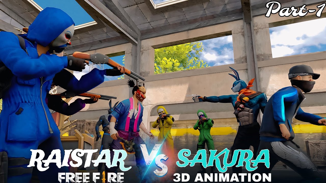 RISTAR 😈🆚SAKURA 👺Part-1||Freefire 3d animation video - YouTube