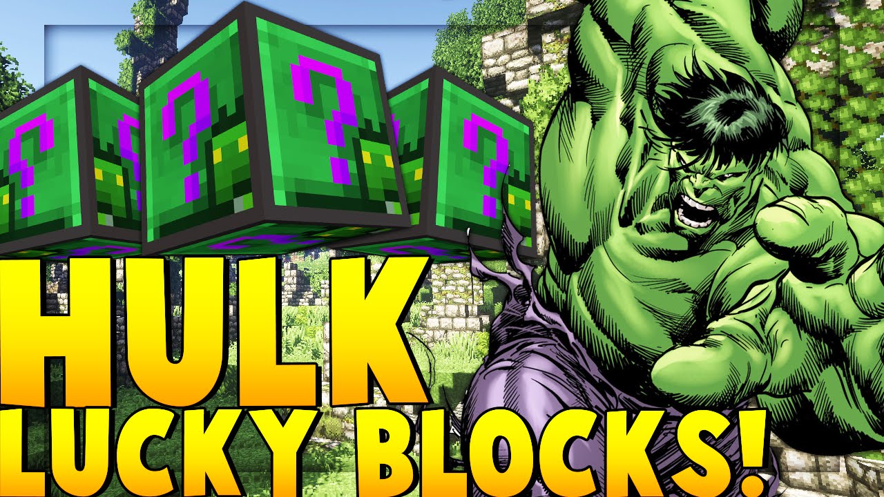 HULK AVENGERS LUCKY BLOCK MOD CHALLENGE | Minecraft - Lucky Block Mod ...