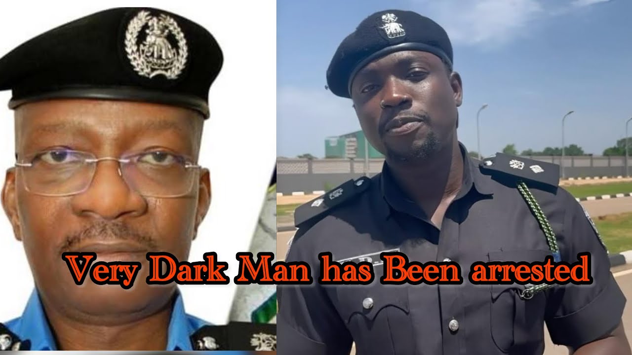 Very Dark Man has been arrested this evening - YouTube