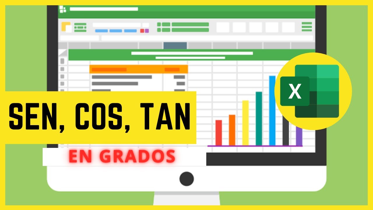 FUNCIONES TRIGONOMÉTRICAS (SENO, COSENO, TANGENTE) EN GRADOS | EXCEL ⚡ ...