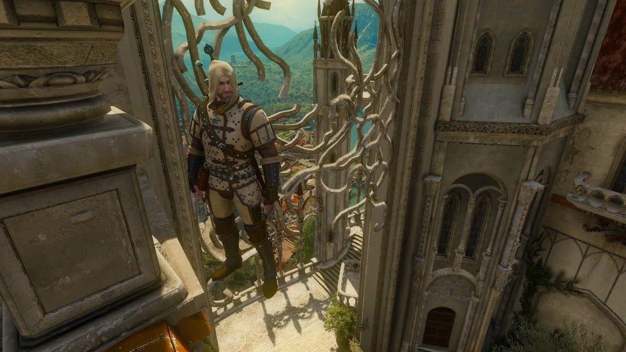Climbing the Beauclair Palace - Witcher 3 - YouTube
