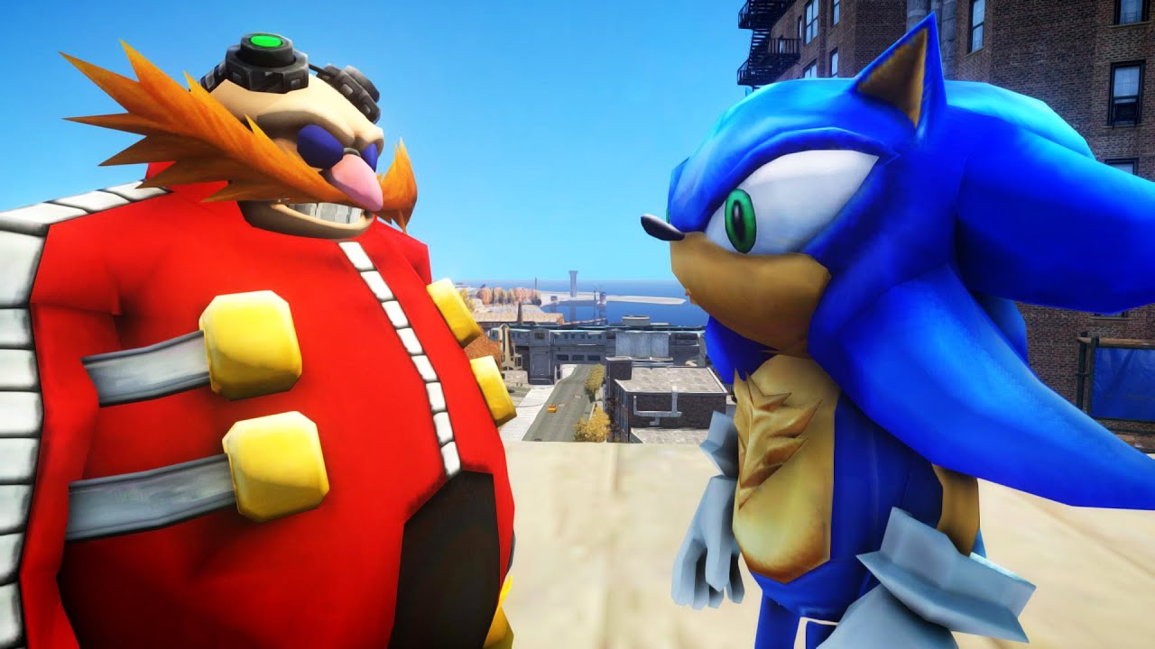 SONIC VS DOCTOR EGGMAN - YouTube