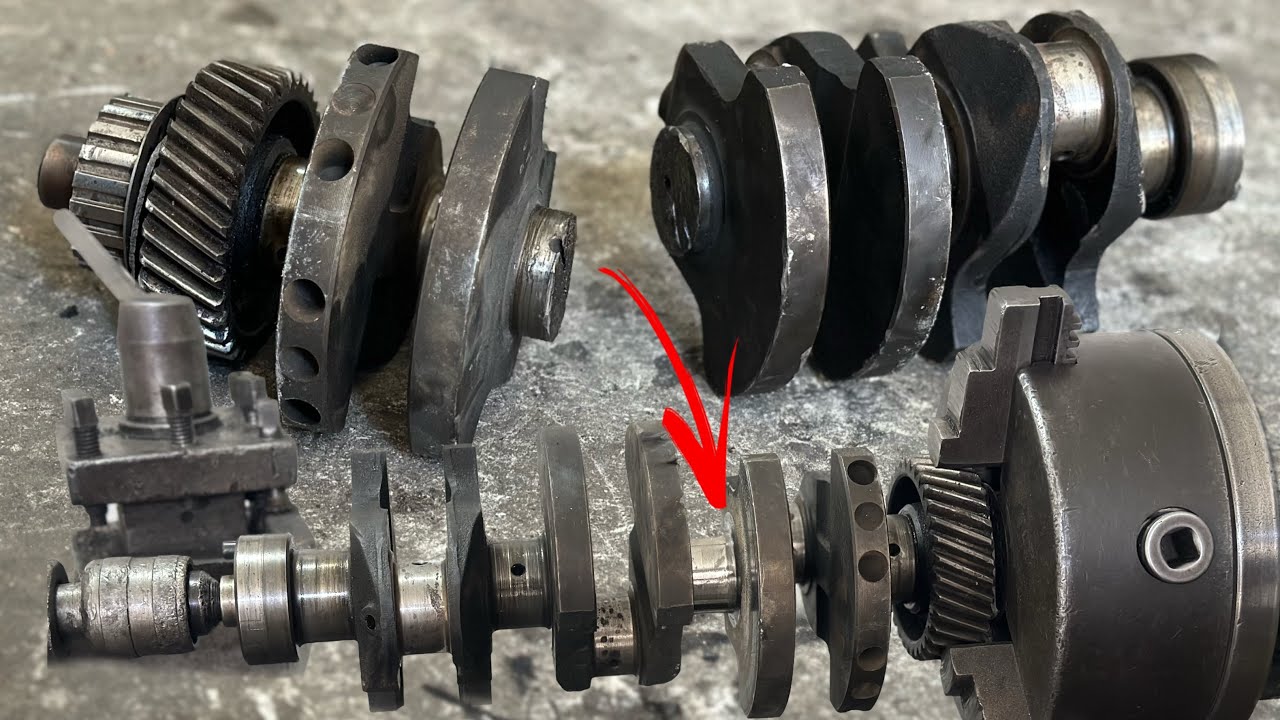 A Sensitive Mechanic Connected Broken Crankshaft // Only Creative Mind ...