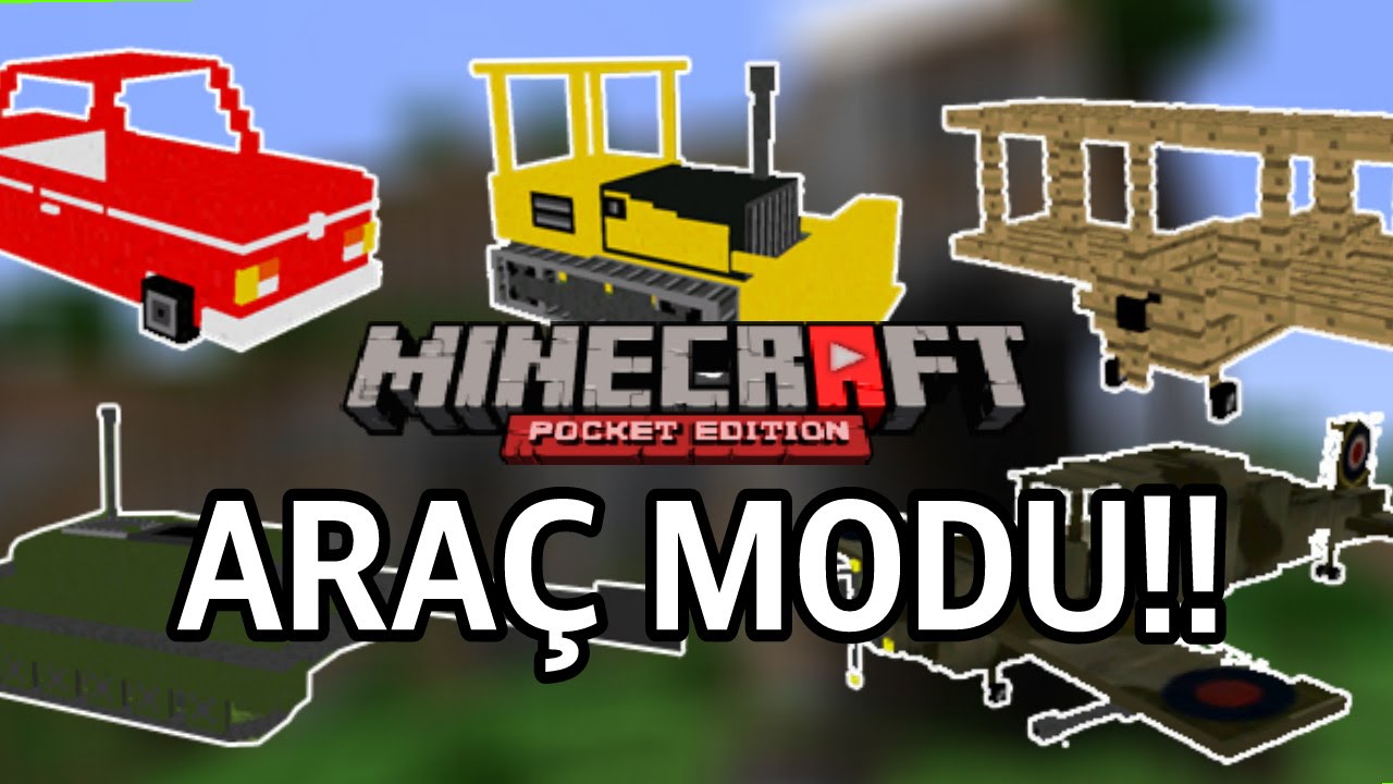Minecraft PE Araç Modu!! - Mech Mod - YouTube