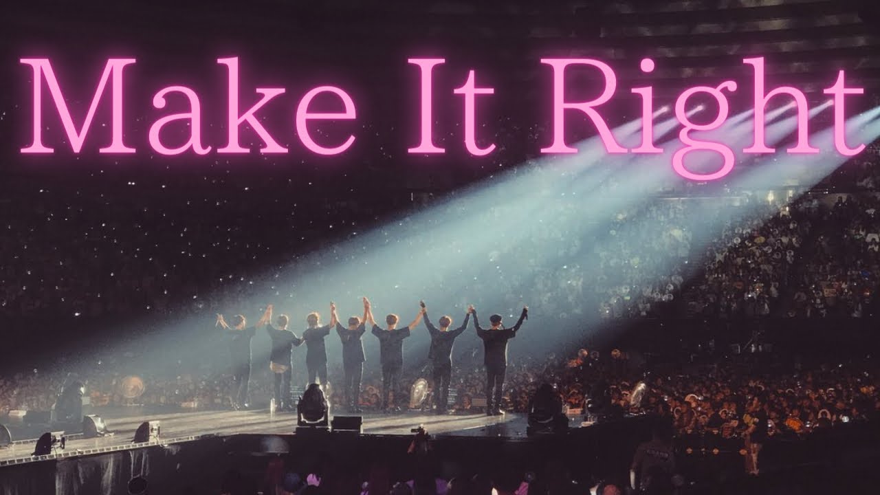 【BTS】Make It Rightライブ映像付き日本語字幕付き - YouTube