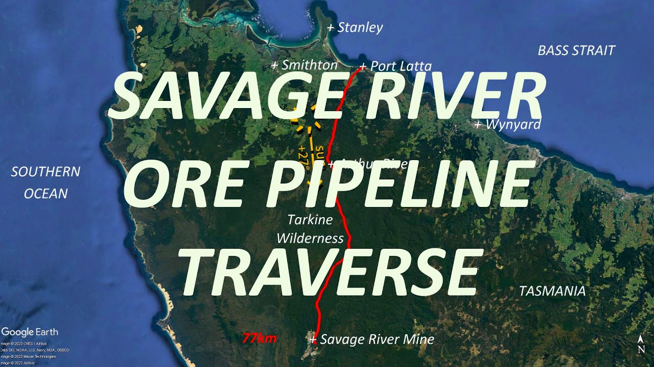 Wandering Foxbat - Savage River Ore Pipeline Traverse - YouTube