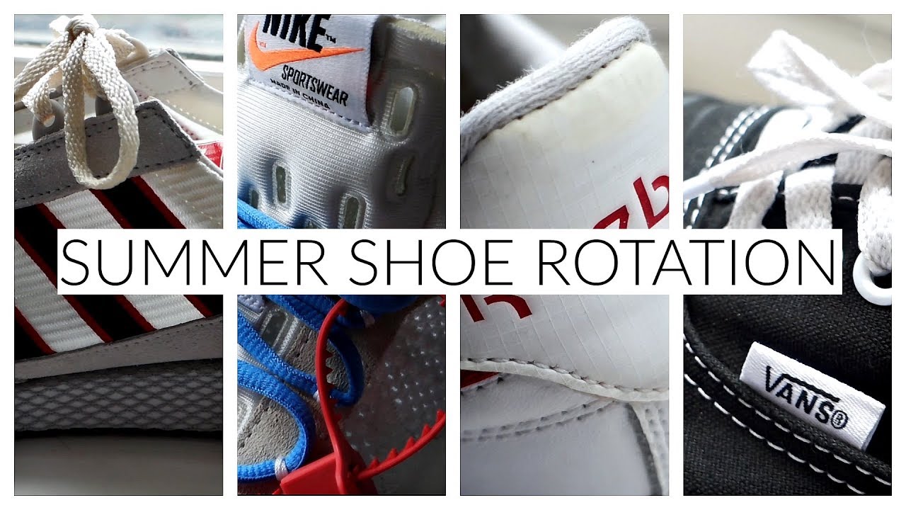 SUMMER 2018 SHOE ROTATION | Men's Fashion | Daniel Simmons - YouTube