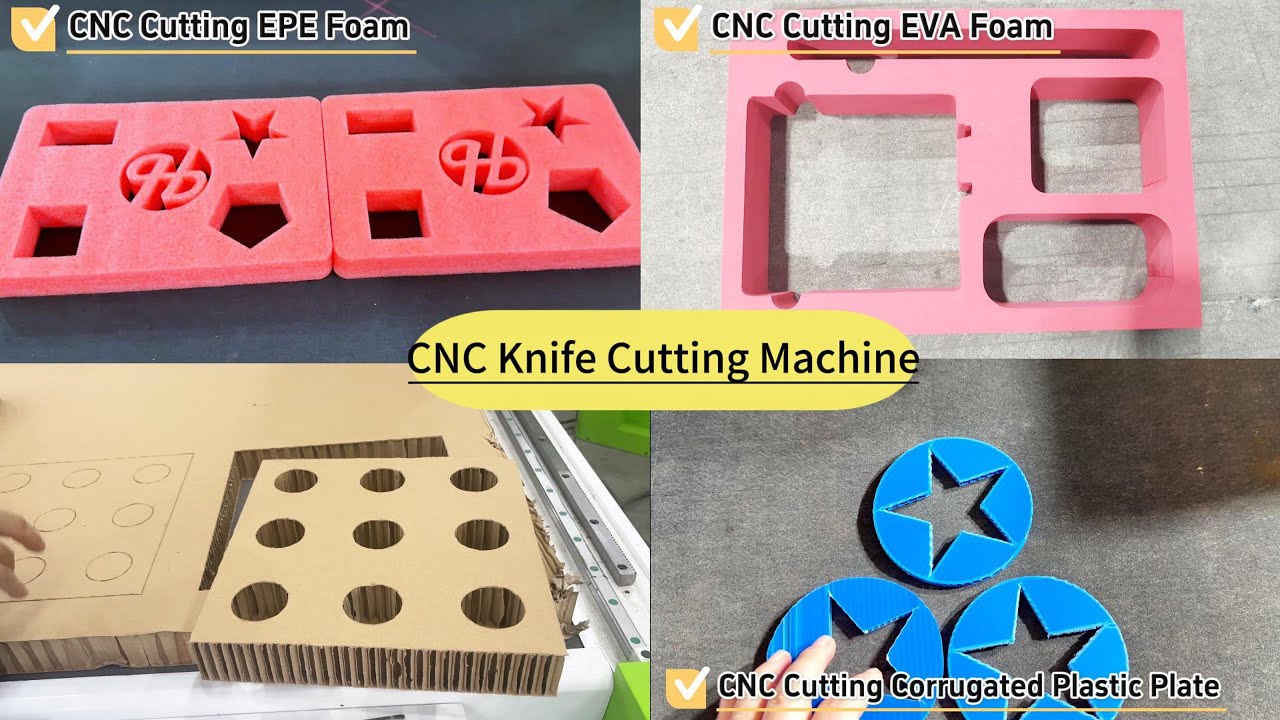 CNC Knife Cutting Machine: Precision CUT EPE EVA Foam | Honeycomb Board ...