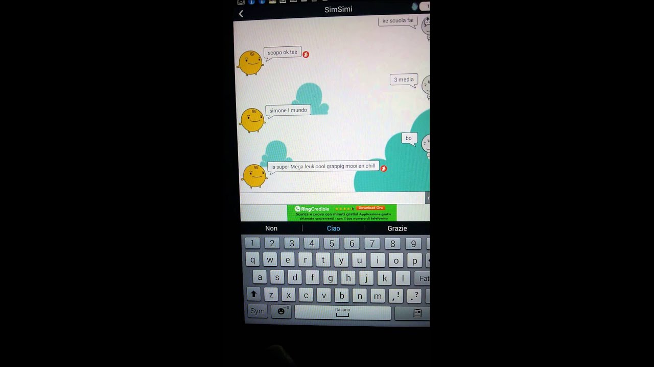 Simsimi chat - YouTube