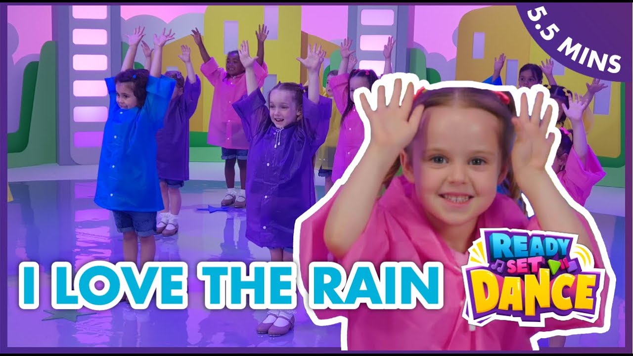 Splash Back Stamp - Fun Rain Dance Song | Ready Set Dance Kids - YouTube