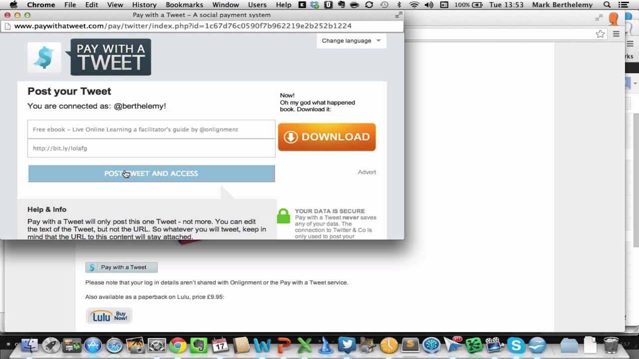 How to use Pay with a Tweet - YouTube