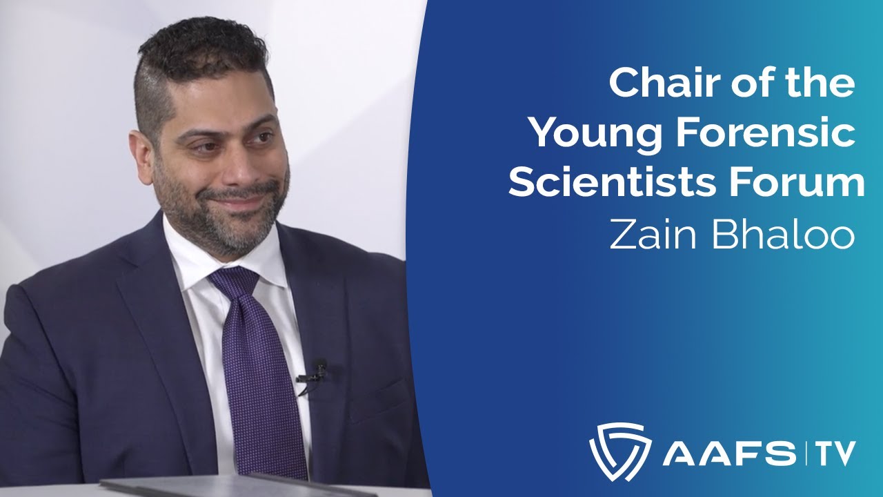 Interview with Chair of the Young Forensic Scientists Forum, Zain ...