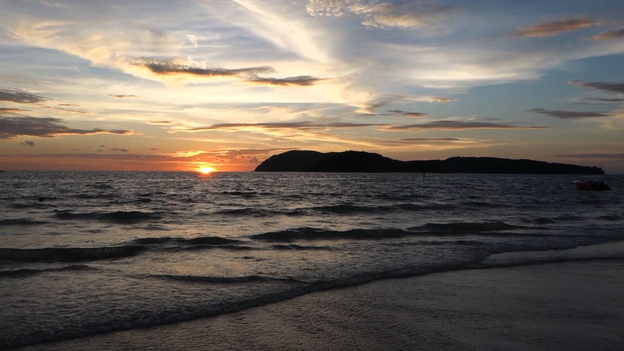 Best sunset in the world - Cenang Beach in Langkawi, Malaysia - YouTube